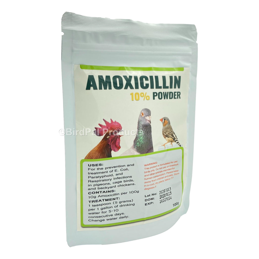 Amoxicillin 10% Powder for Birds - Performance Pigeon Feed and Supplies