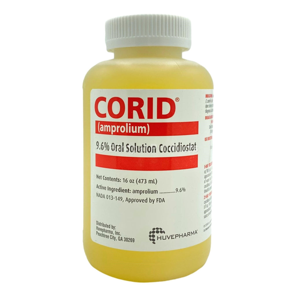 Corid Solution for Coccidiosis in Birds (Amprolium) - Performance ...