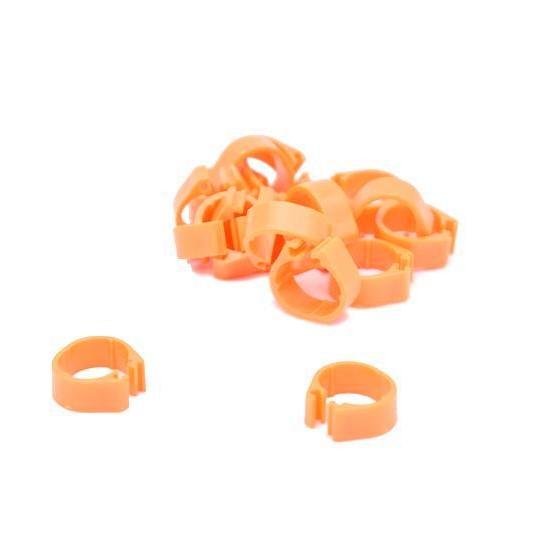 Plastic Snap-On Clip Bands - 50 ct - Performance Pigeon Feed and Supplies